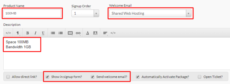 Membuat layanan hosting di Clientexec - KedaiHosting